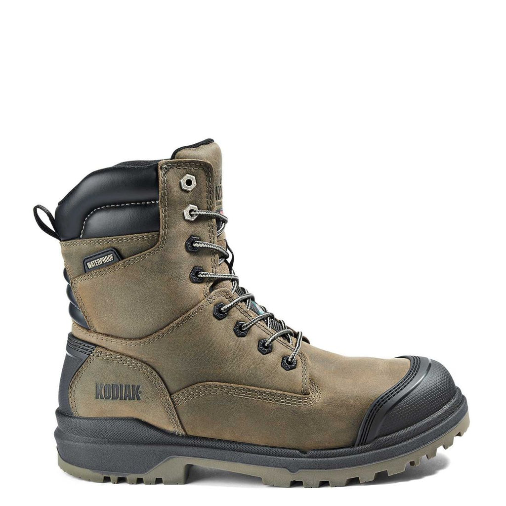 Kodiak Karluk Men's 8" Waterproof Composite Toe Work Boot - 8379FS Bro ...