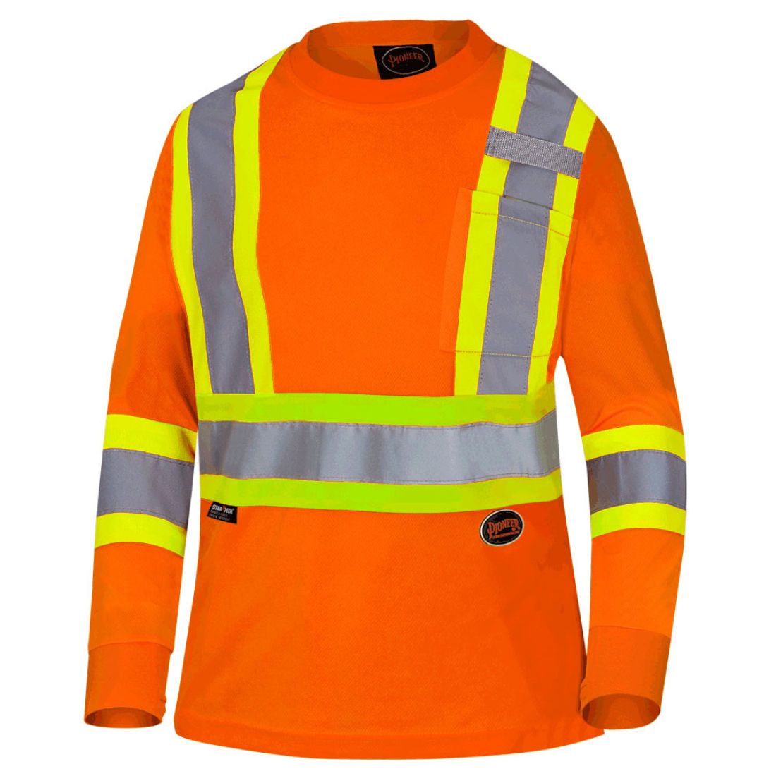 Pioneer Women's Birdseye Safety High Visibility Long Sleeve Shirt 6968