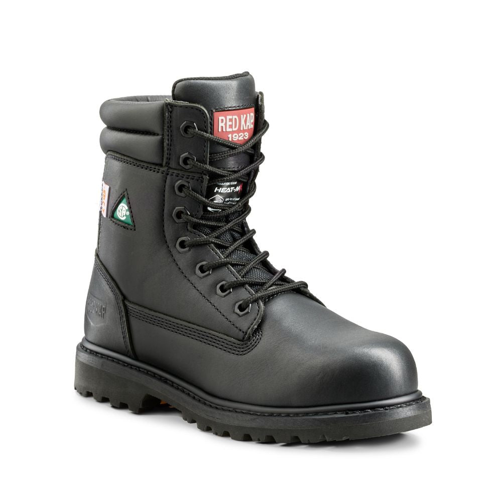 Red Kap Unisex 8" Steel Toe Insulated Work Safety CSA Boot CF23100AIBK ...