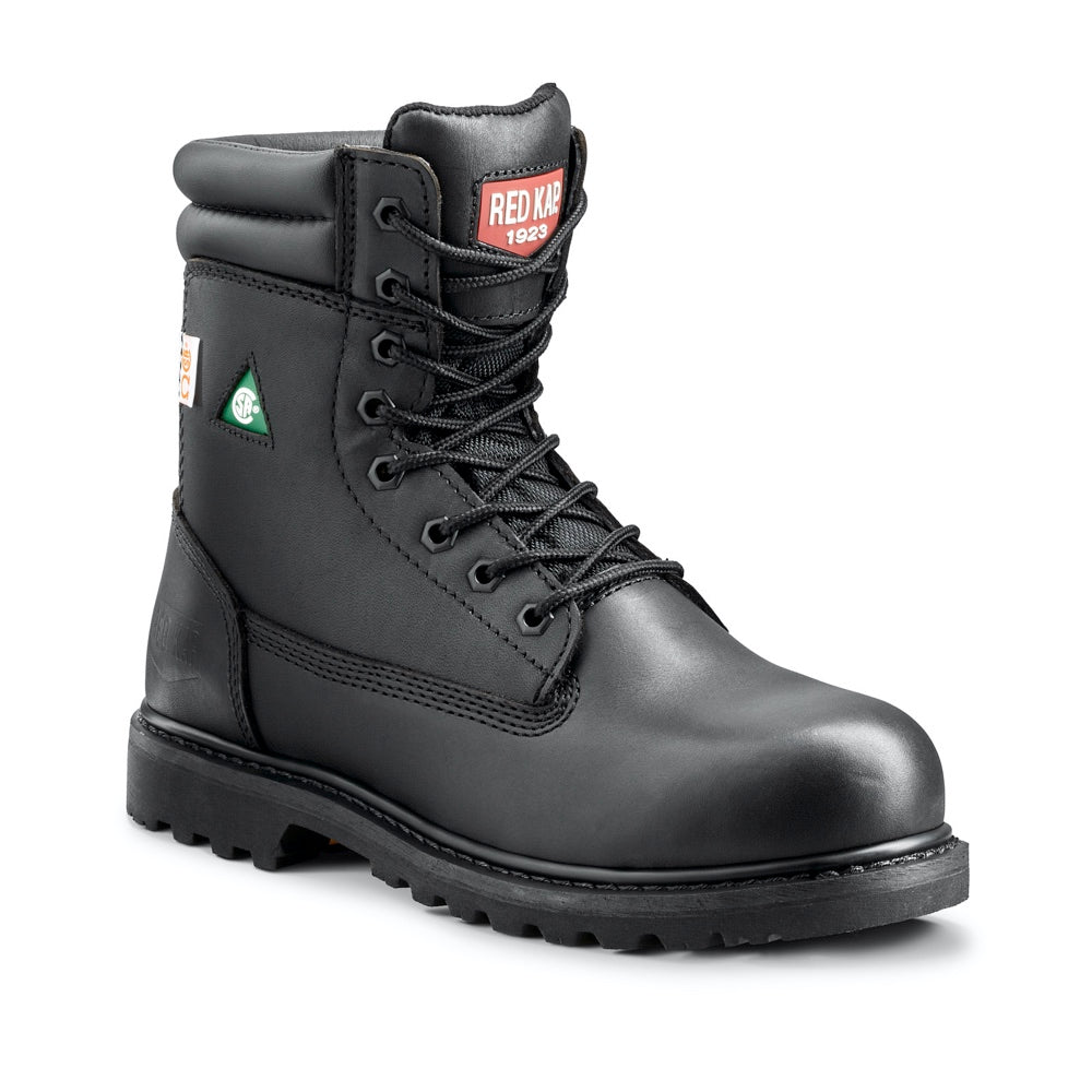 Red Kap Unisex 8" Steel Toe Work Safety CSA Boot CF23100ABK - Black ...