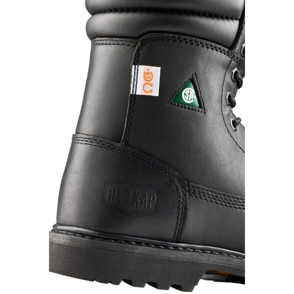 Red Kap Unisex 8" Steel Toe Work Safety CSA Boot CF23100ABK - Black ...