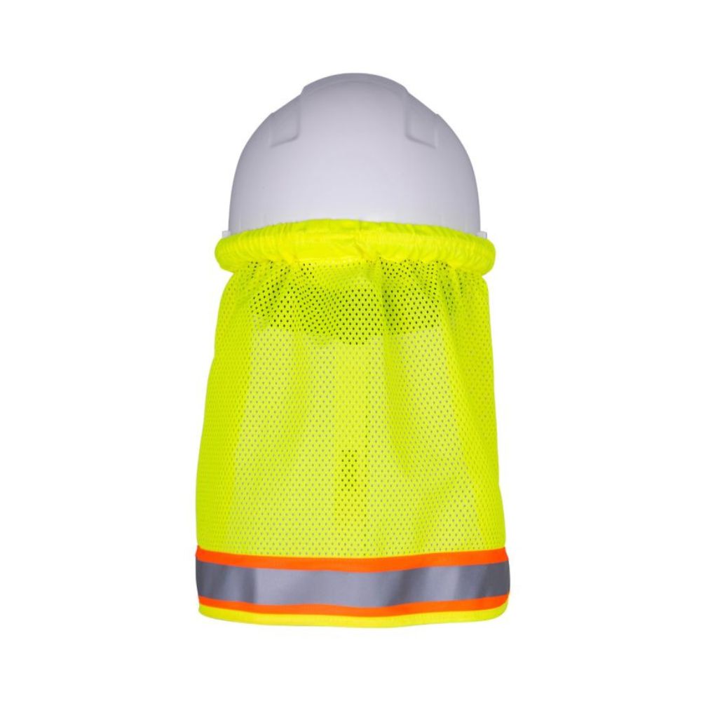 Terra Hi-Vis Sun Shade for Hard Hat - Yellow | Work Authority