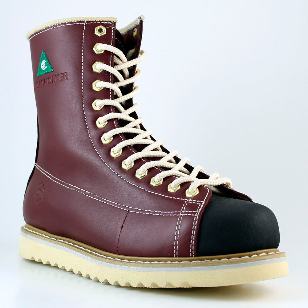 JB Goodhue Ironworker Men's 8" Steel Toe Work Boot - 00800 | Work Authority