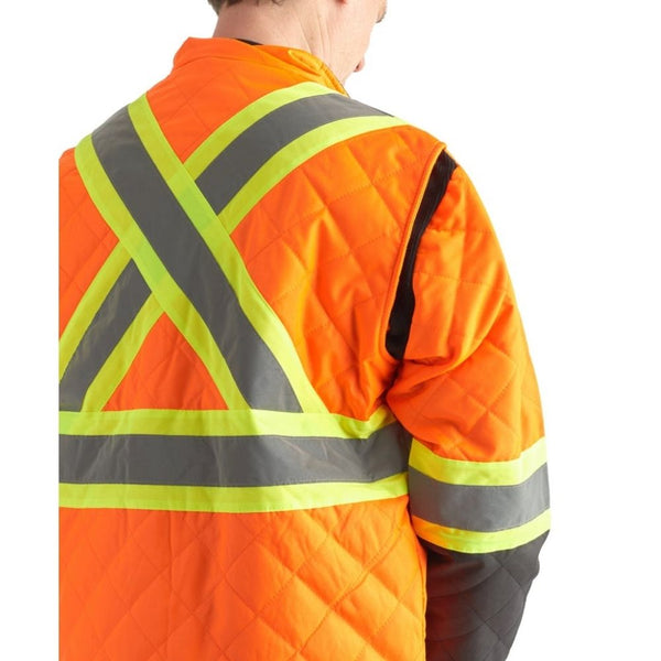 Terra Hi-Vis Lined Freezer Work Jacket 116505 - Orange | Work Authority